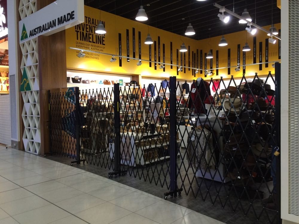 Saftidor Trolley System - Retractable Security Grille | Xpanda