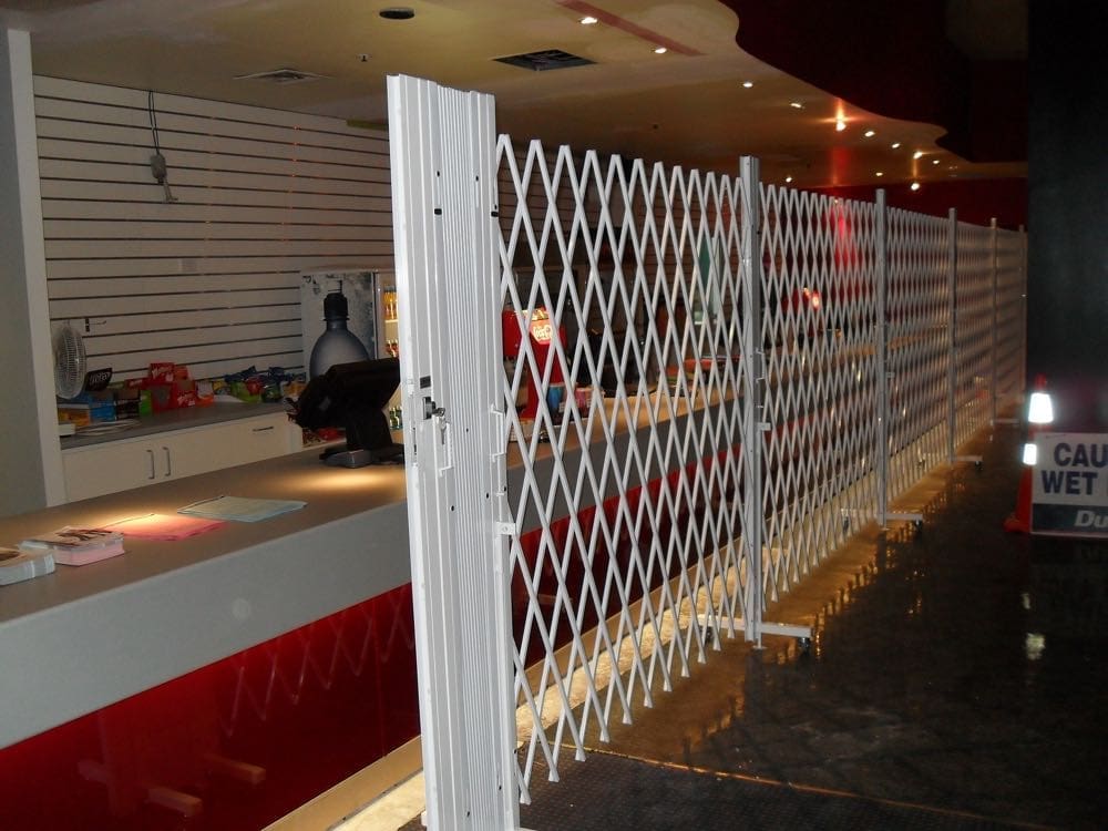 Saftidor Trolley System - Retractable Security Grille | Xpanda